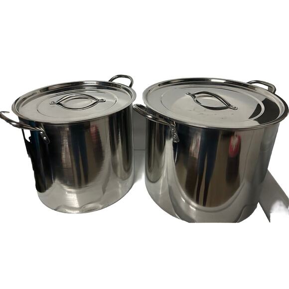 Unbranded | Kitchen | Stock Pots 2 Quart 5 Quart Lot Of 2 Stainless ...